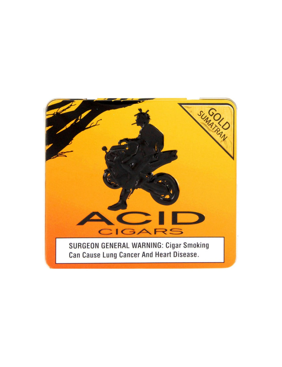 Acid Krush Holistics Yellow Tin 4" x 32 (Tin of 10) – Humidor Manila